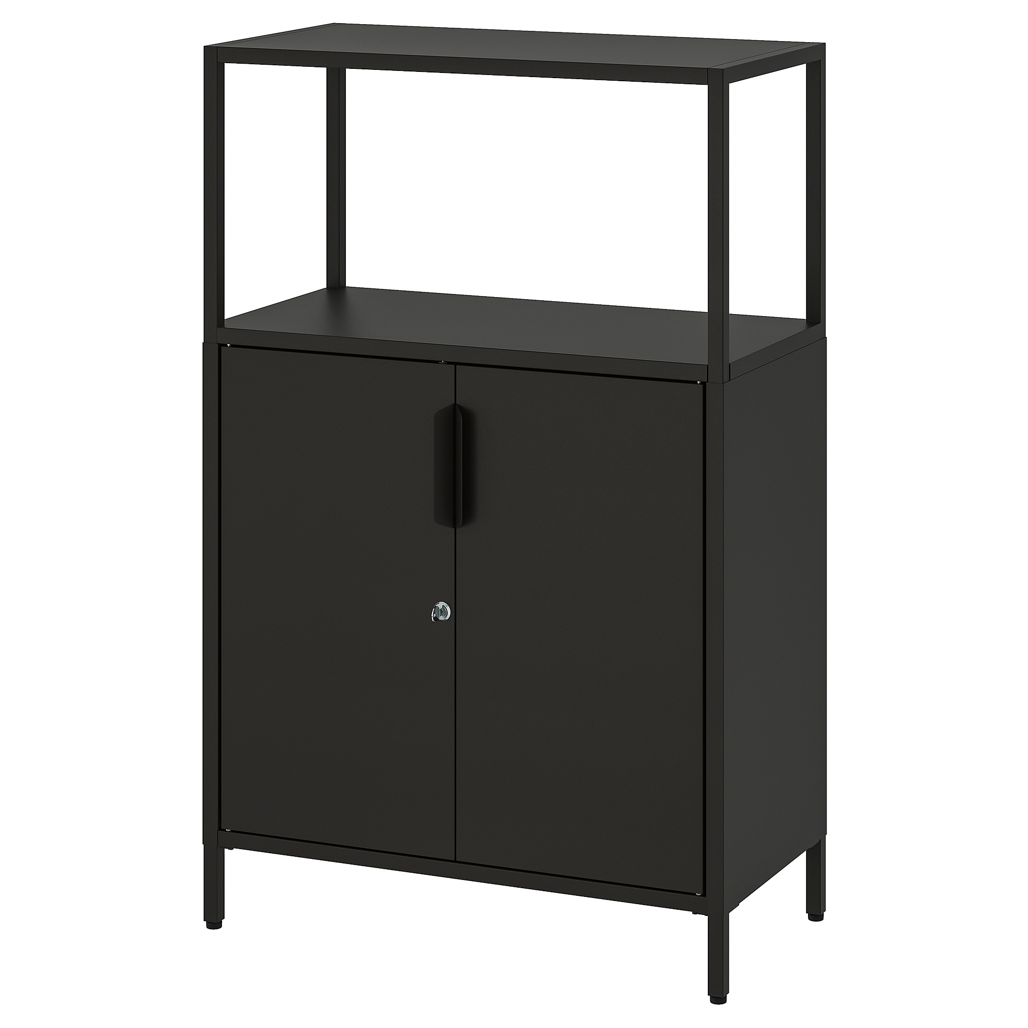 TROTTEN - cabinet with doors, 70x35x110 cm, anthracite | IKEA Hong Kong ...