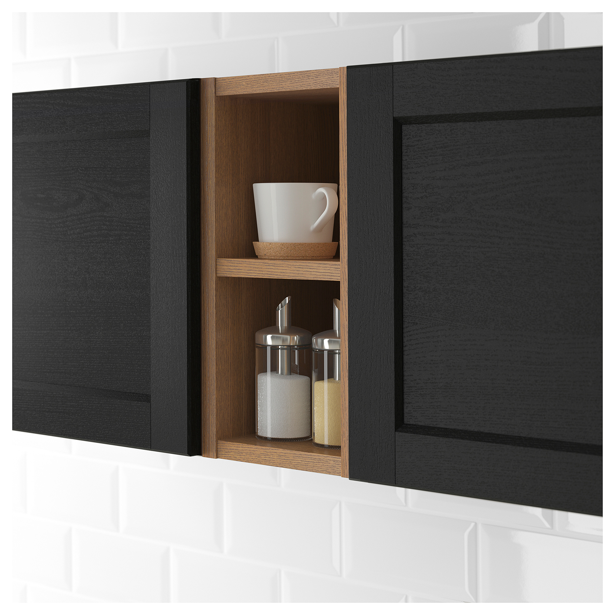 VADHOLMA - open storage, brown/stained ash | IKEA Hong Kong and Macau