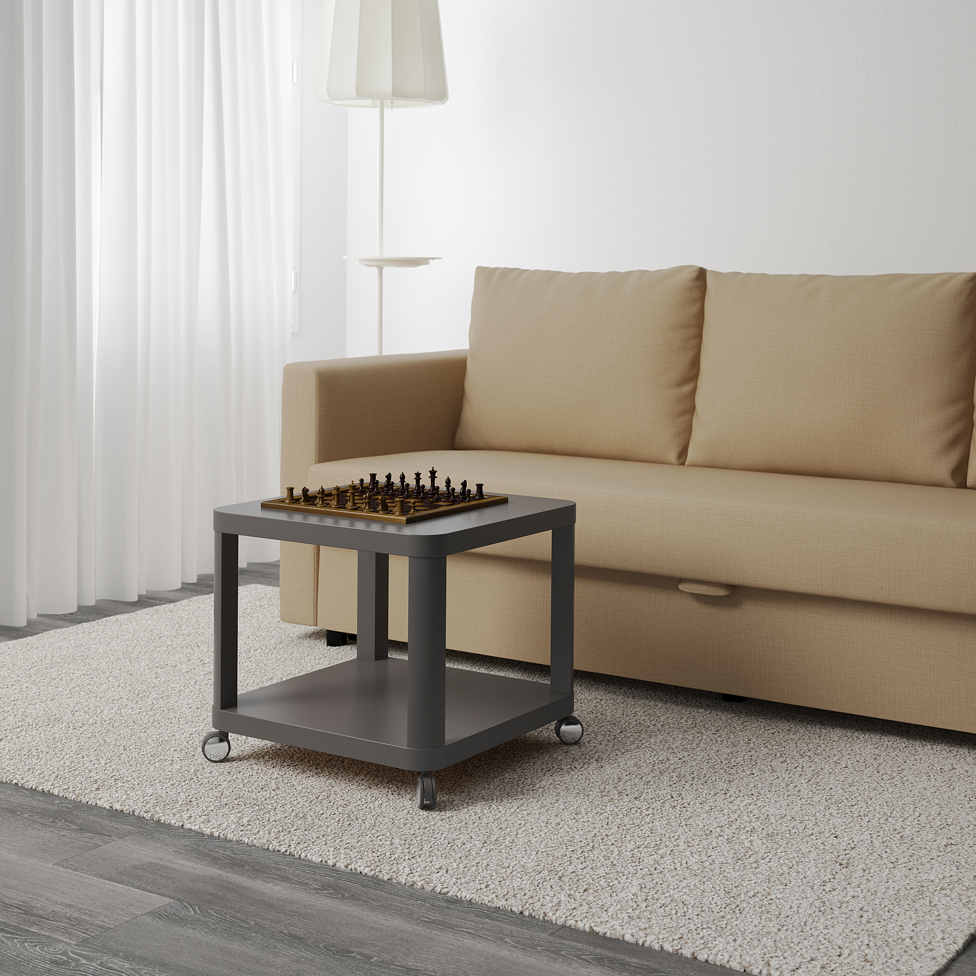 TINGBY - side table on castors, grey | IKEA Hong Kong and Macau