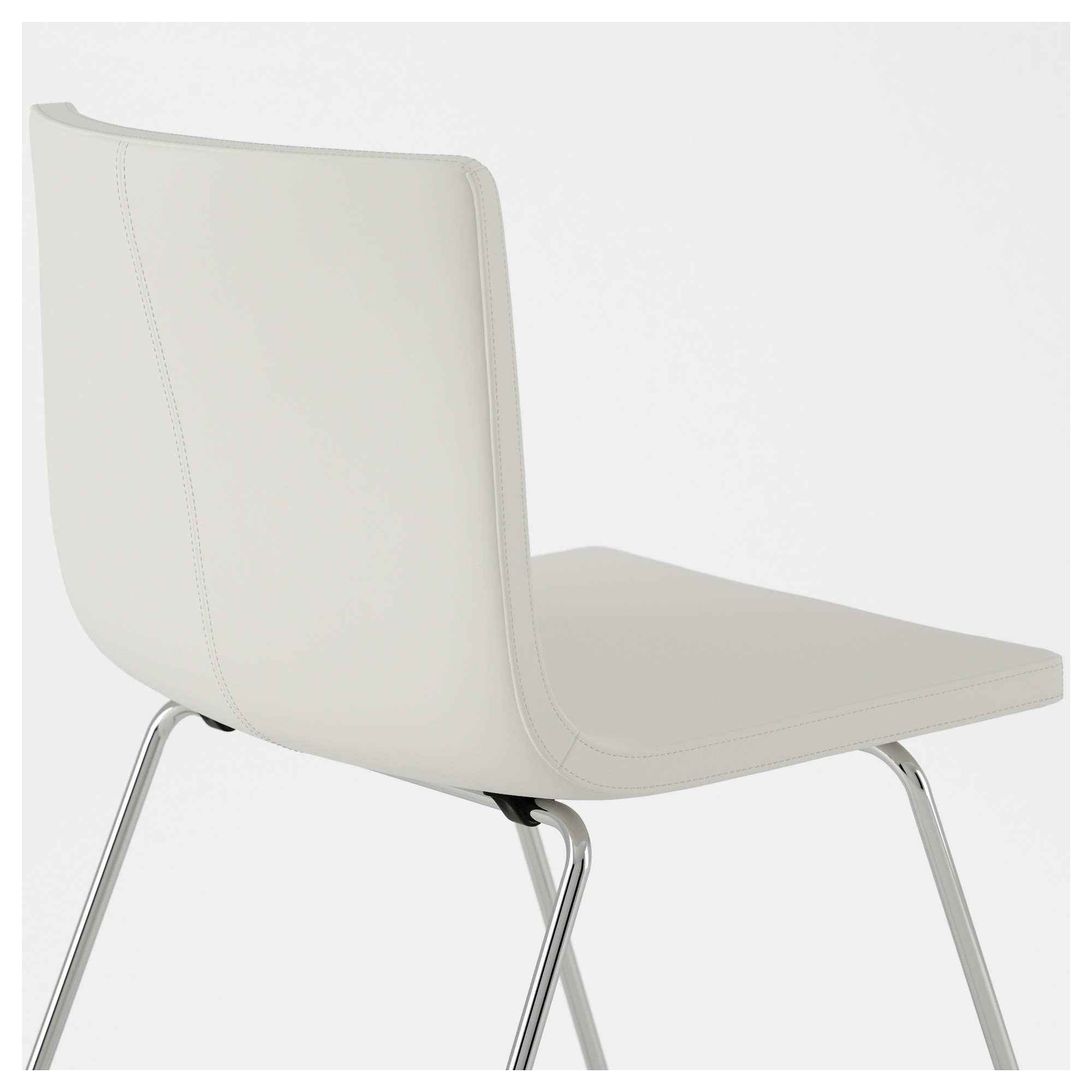 BERNHARD - chair, chrome-plated/Mjuk white | IKEA Hong Kong and Macau