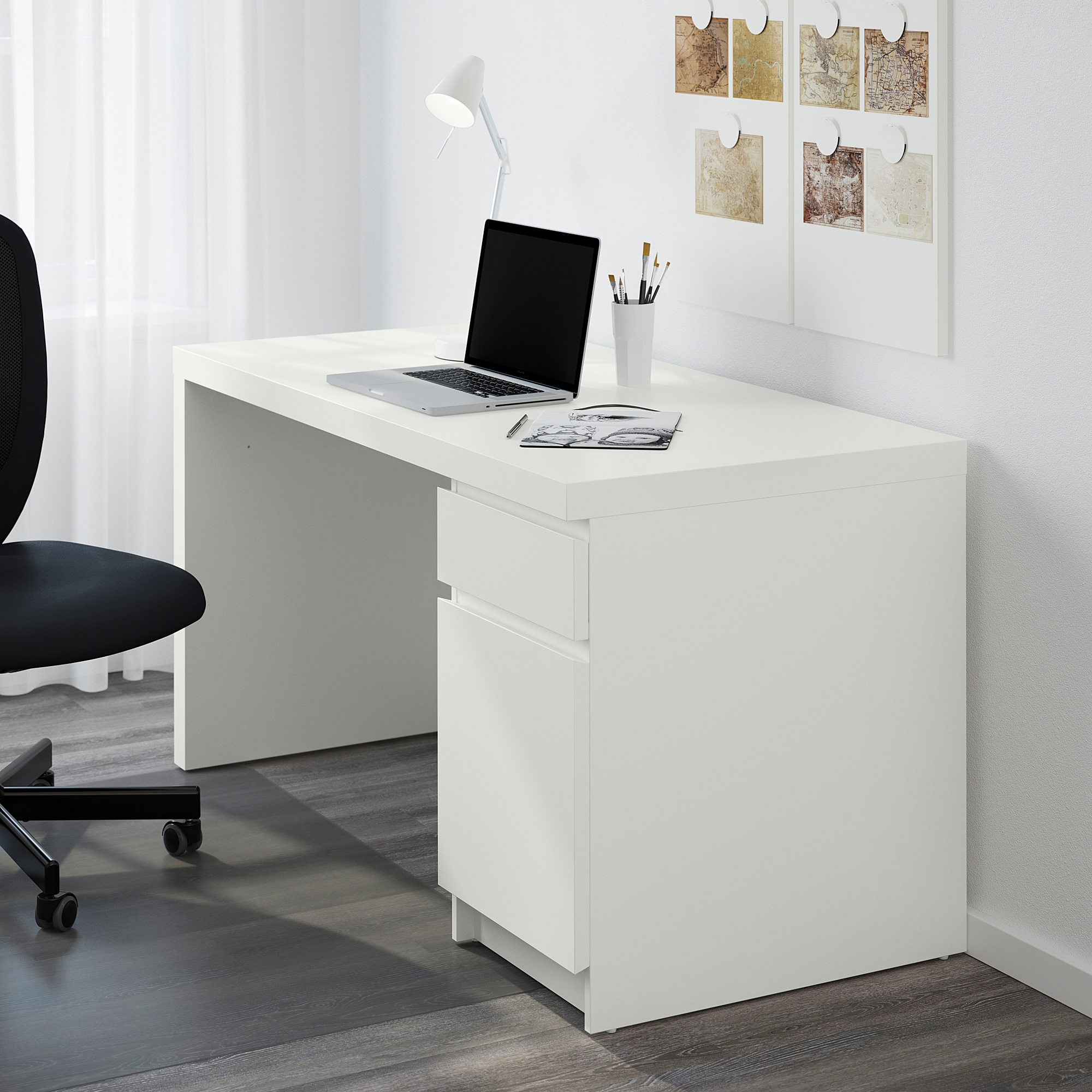MALM - desk, 140x65x73 cm, white | IKEA Hong Kong and Macau