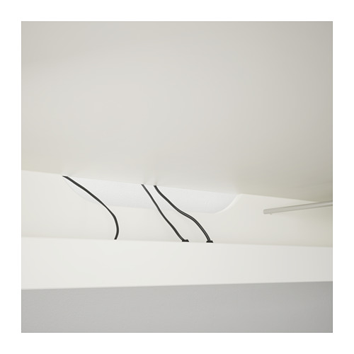 MALM - desk with pull-out panel, white | IKEA Hong Kong and Macau