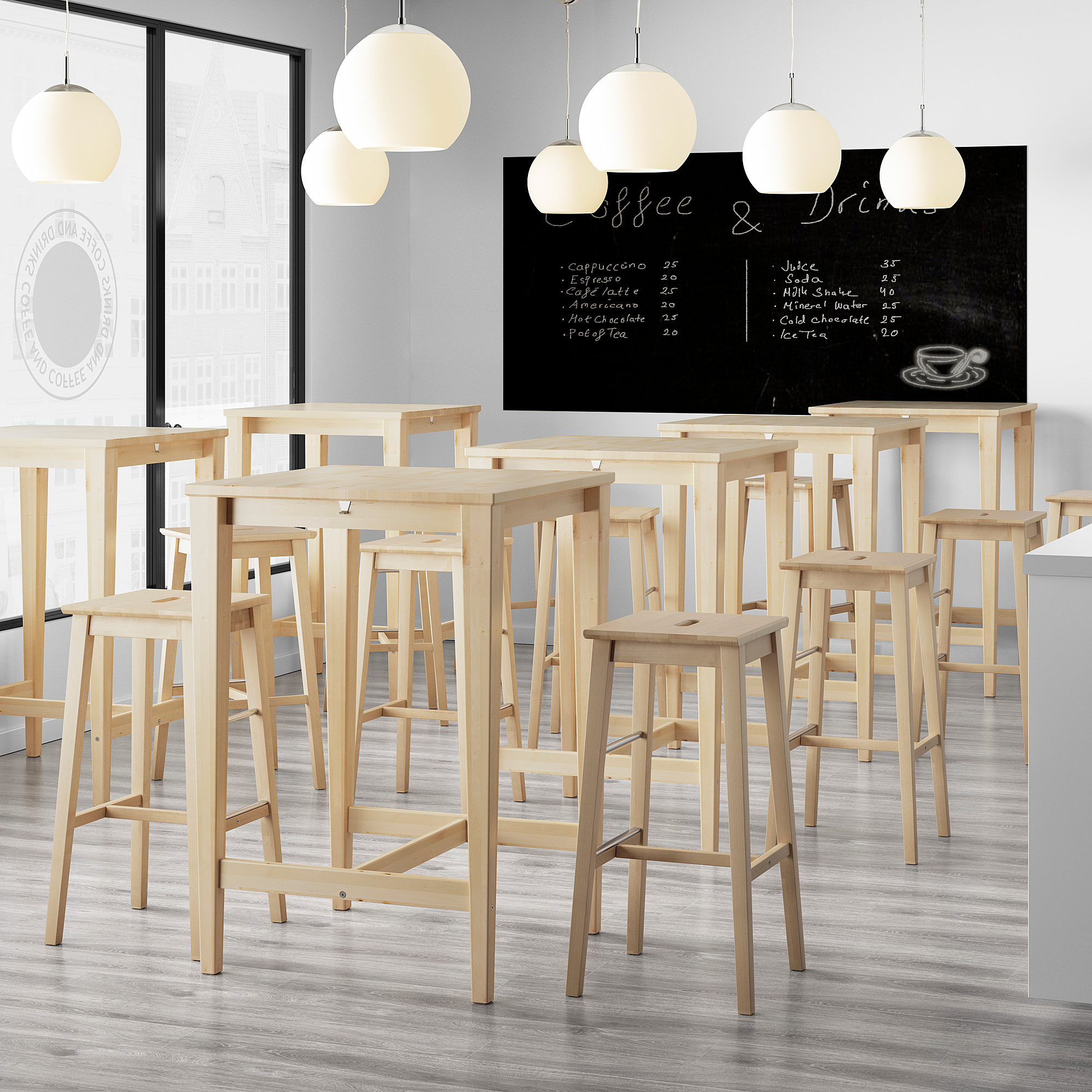 NILSOLLE - bar stool, birch | IKEA Hong Kong and Macau