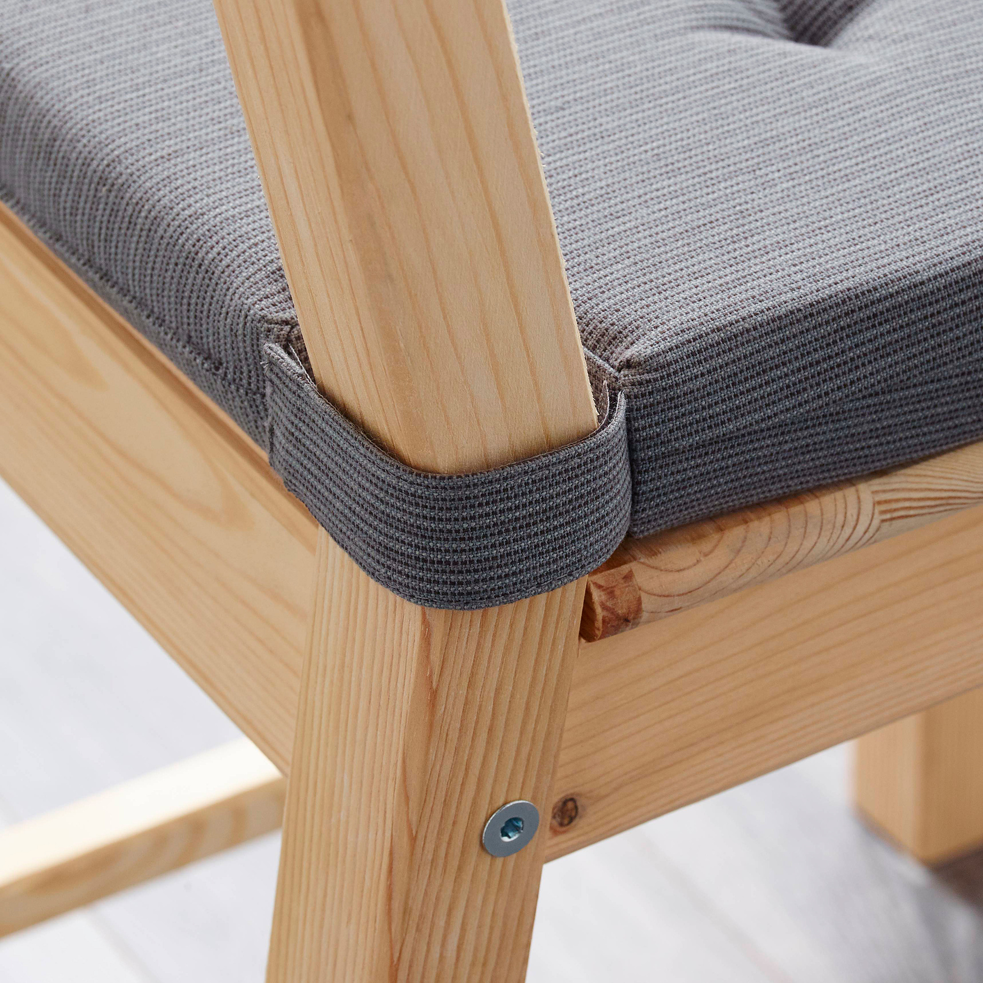 JUSTINA - chair pad, grey | IKEA Hong Kong and Macau