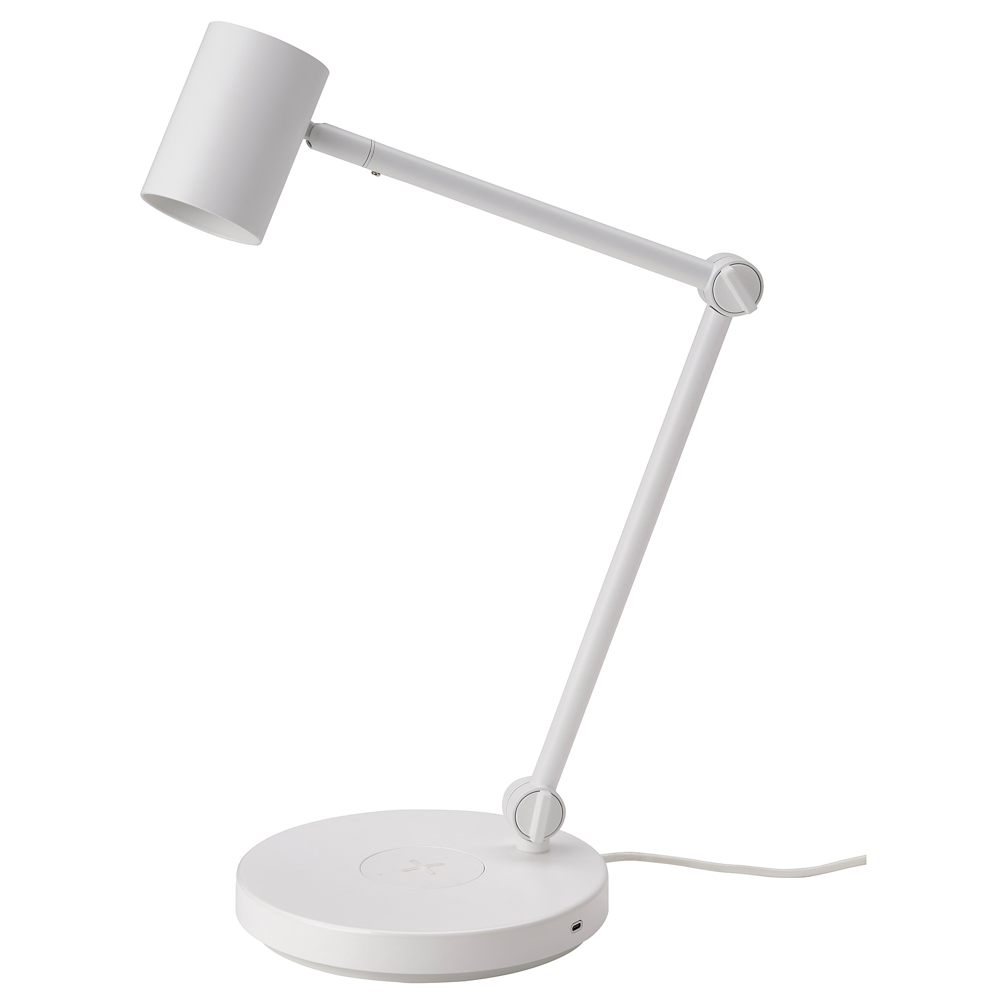 NYMÅNE - work lamp with wireless charging, white | IKEA Hong Kong and Macau