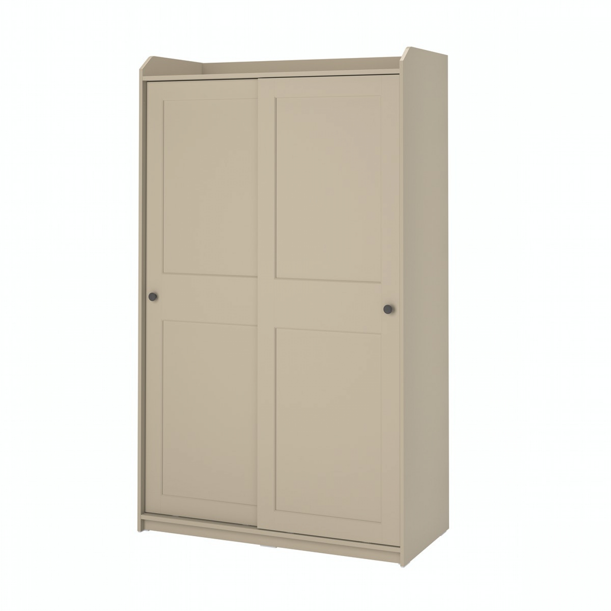 HAUGA - wardrobe with sliding doors, beige | IKEA Hong Kong and Macau