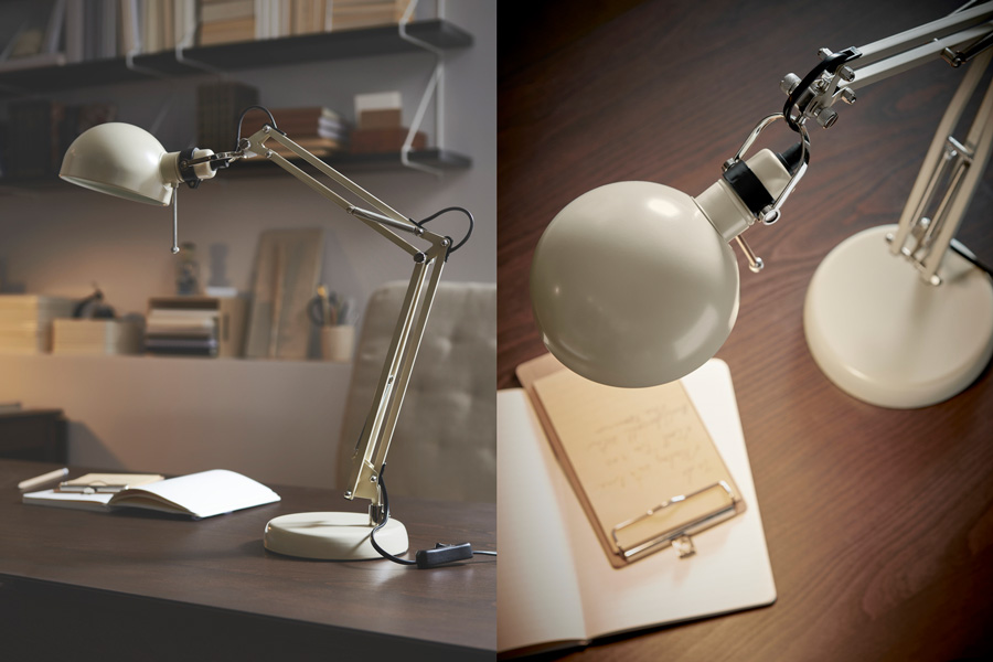 Desk and clamp lamps