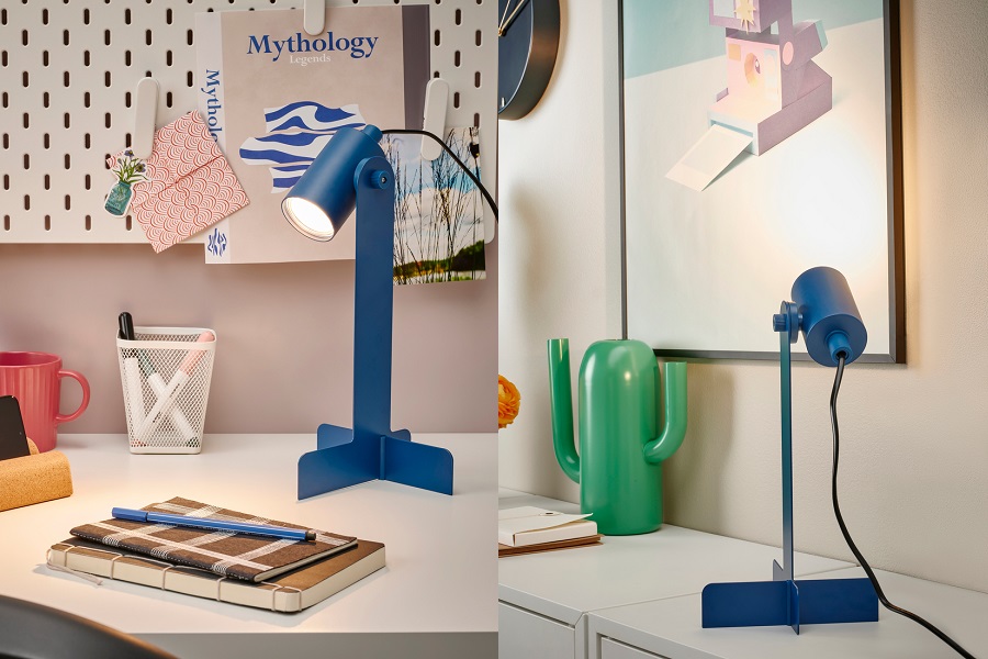 Desk and clamp lamps