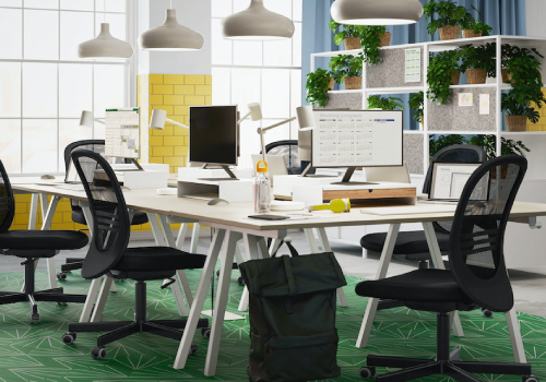Workspace, work desks, standing desks, ergonomic chairs, office chairs ...